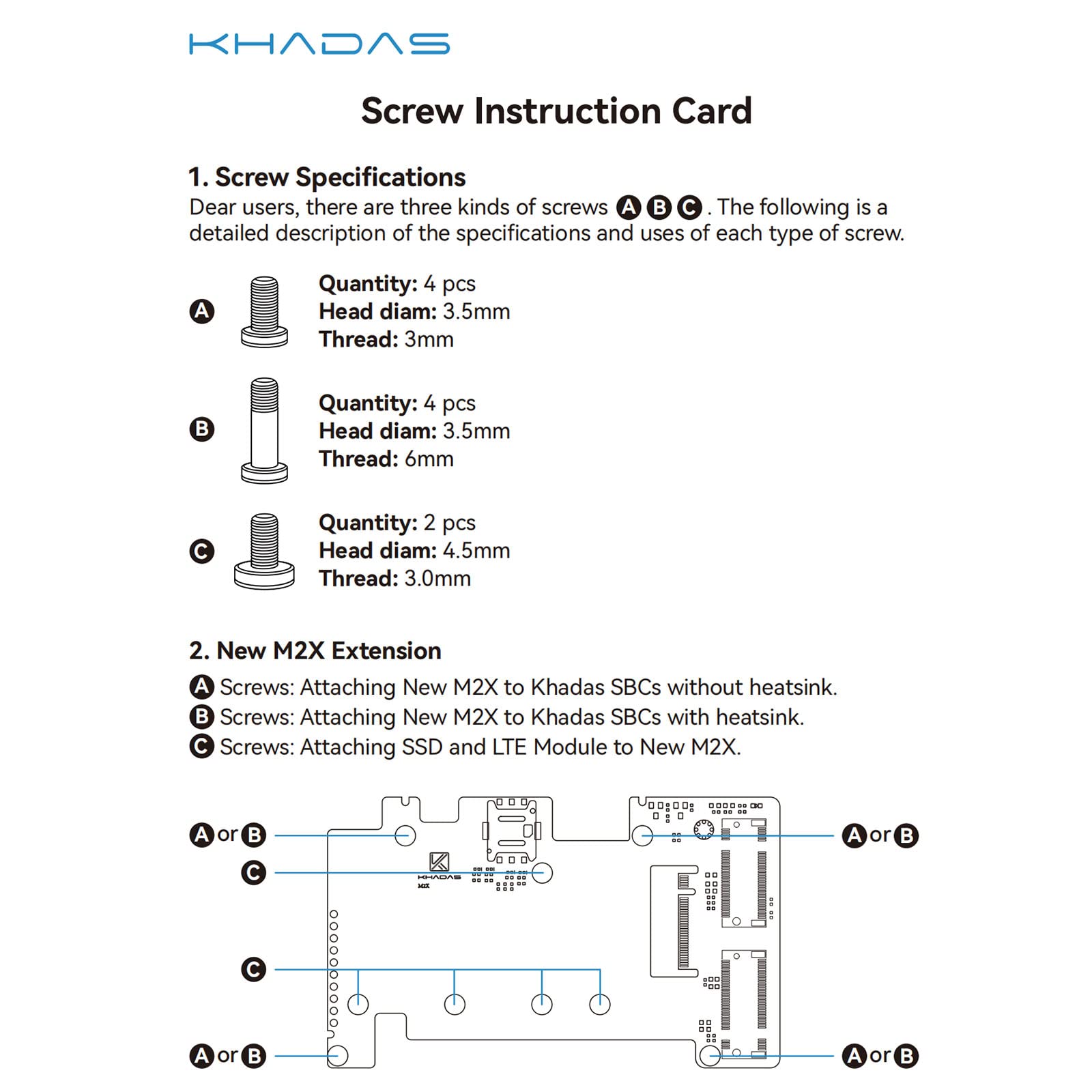 Khadas New M2X Extension Board is an Ultra-Thin Version of The Original M2X Board.It has M.2 Slots for Adding a 4G LTE Module and NVMe SSD to VIM3/VIM3L. A Nano-SIM Card Slot is Built Into The Board