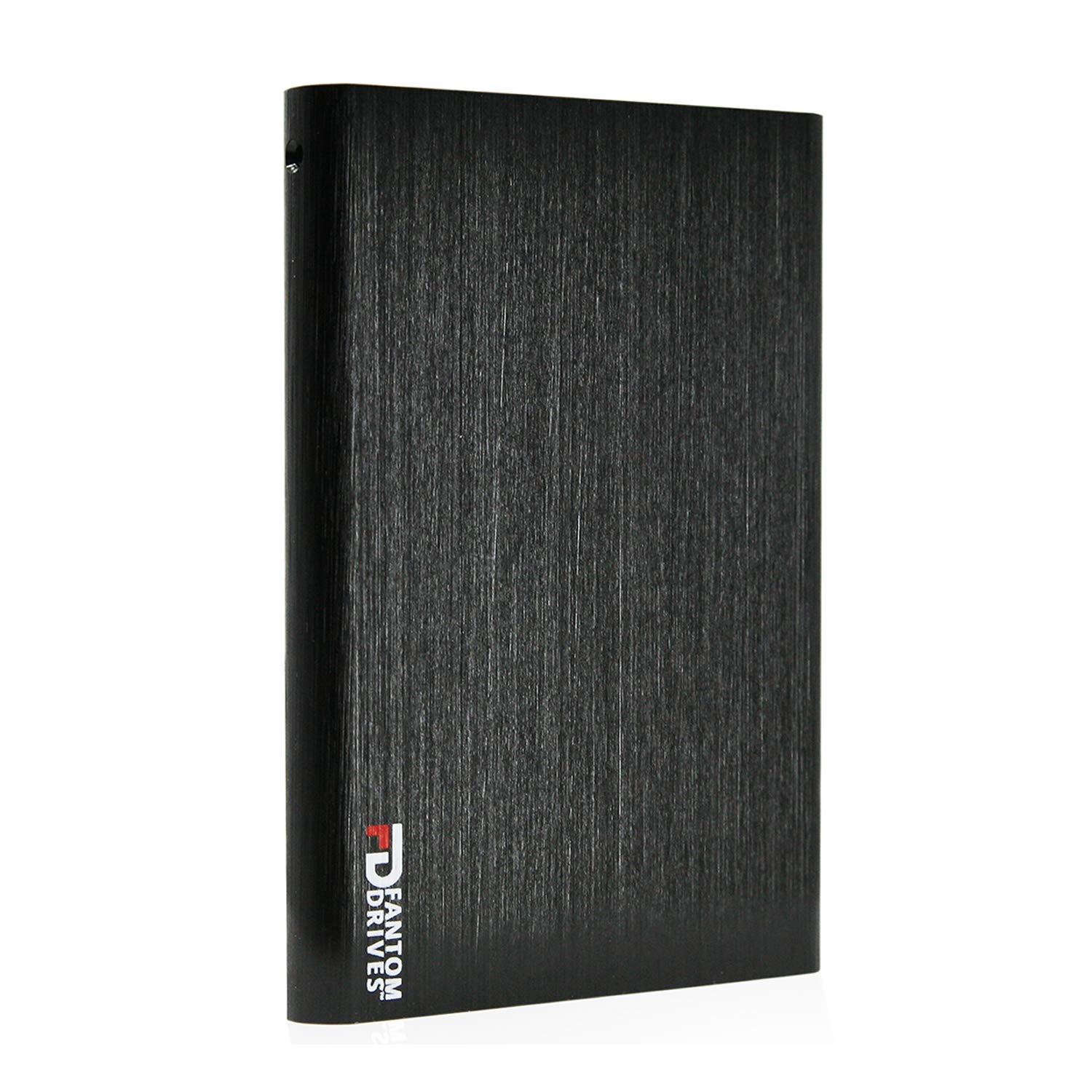Fantom Drives FD 2TB Portable Hard Drive - USB 3.2 Gen 2 Type-C - 10Gbps - Aluminum - Black - Compatible with Mac/PC/PS4/Xbox (GF3BMC2000U)