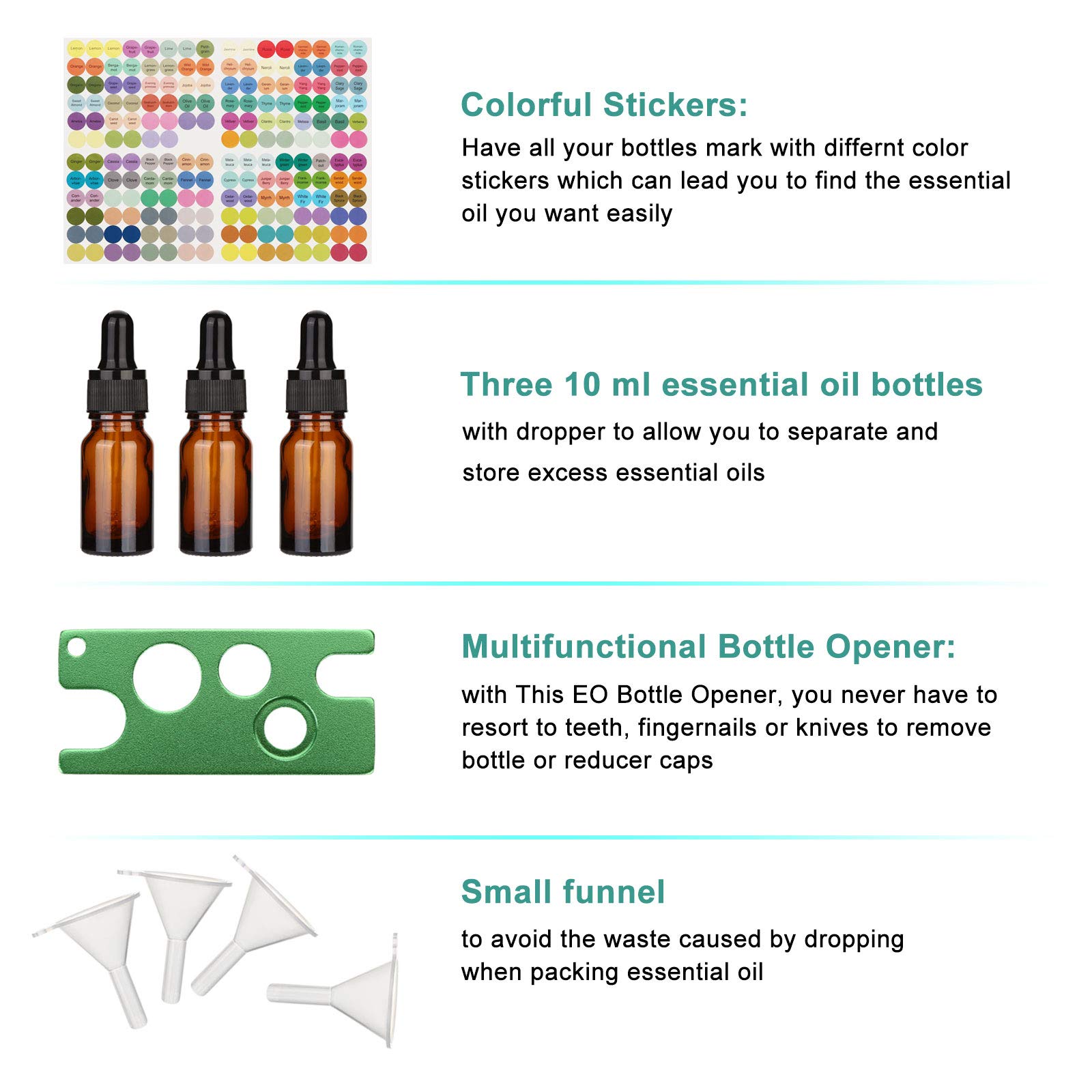 FITNATE Essential Oil Storage, 70 Bottles Essential Oil Case, Holding 5/10/15 ml Bottles