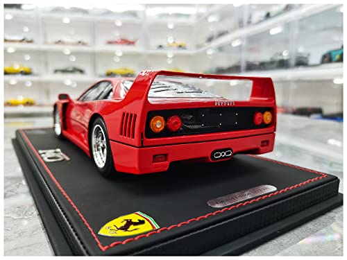 APLIQE Scale Model Vehicles for Ferrari F40 Ferrari Automatic Transmission Limited Edition Simulation Resin Car Model 1 18 Sophisticated Gift Choice