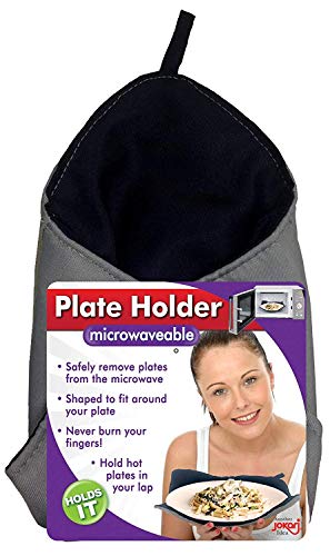 Microwavable Heat Resistant Plate and Bowl Holder Bundle Pack Protects Hands from Hot Dishes. Microwave and Washing Machine Safe Kozy for Heating Soup or Leftover Food or Meals to Eat and Watch TV.