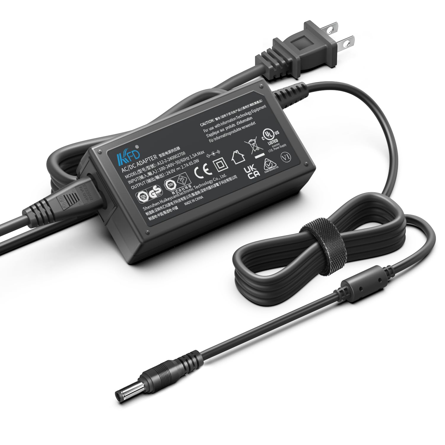 KFD 24V AC Adapter for Dymo LabelWriter 5XL 4XL 550 310 315 320 330 400 450 Twin Turbo Label Printer Fujitsu ScanSnap S1500 S1500M Fi-7160 Fi-7260 Fi-7180 Fi-7280 Fi-5120C Scanner Power Supply Cord