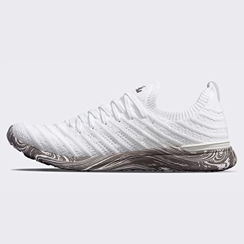 APL: Athletic Propulsion Labs Women's Techloom Wave Sneaker, White/Asteroid/Marble, 8.5