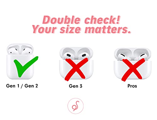 Sonix Brown Tort Case for Airpod Gen 1 / Gen 2 [Hard Cover] Protective Tortoise Shell Leopard Case for Apple Airpods