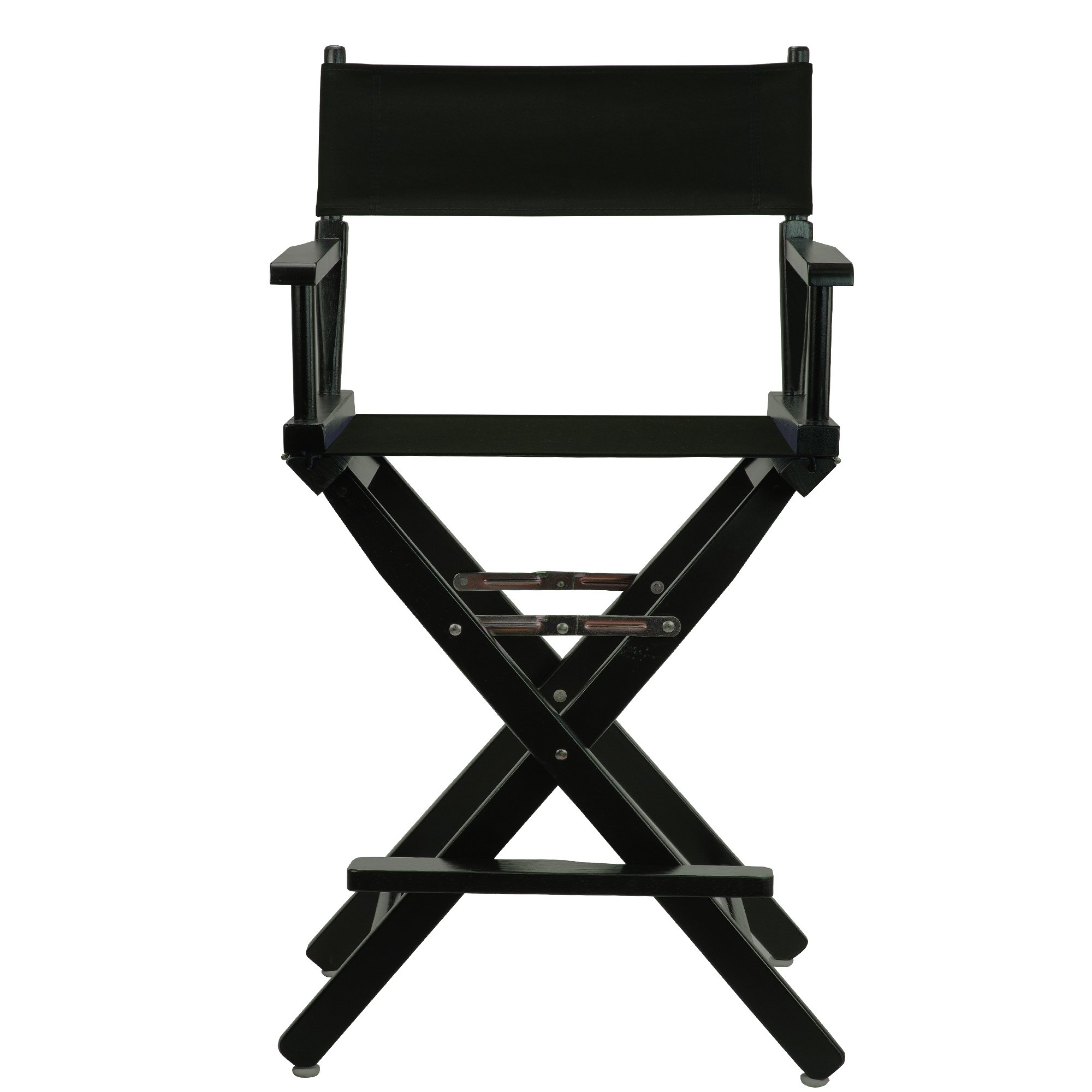 Casual Home 24" Director's Chair Black Frame-with Black Canvas, Counter Height