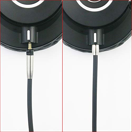 NewFantasia Replacement Audio Upgrade Cable Compatible with Audio Technica ATH-M50x, ATH-M40x, ATH-M70x, ATH-M60X Headphones 1.2meters/4feet