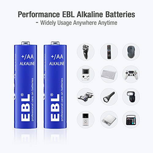 EBL AA Batteries 28 Pack, High Capacity 1.5V Double A Power Batteries Long Lasting Alkaline AA Battery Leak Proof Design