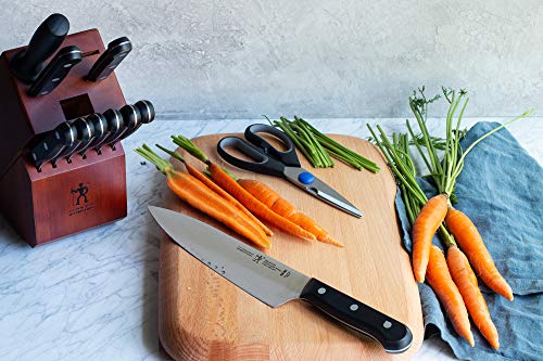 HENCKELS Solution Razor-Sharp 12-pc Knife Set, Chef Knife, Bread Knife, Steak Knife, German Engineered Informed by 100+ Years of Mastery