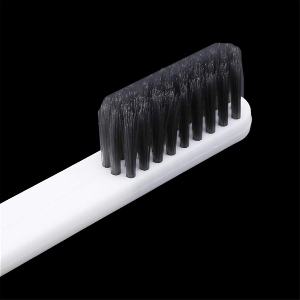 GUAngqi Simple Style Toothbrush Travel Portable Hygiene Oral Adults Disposable Toothbrush Hiking Tooth Brush Cleaning Tools Hotel Cheap Toothbrush,White,Plastic