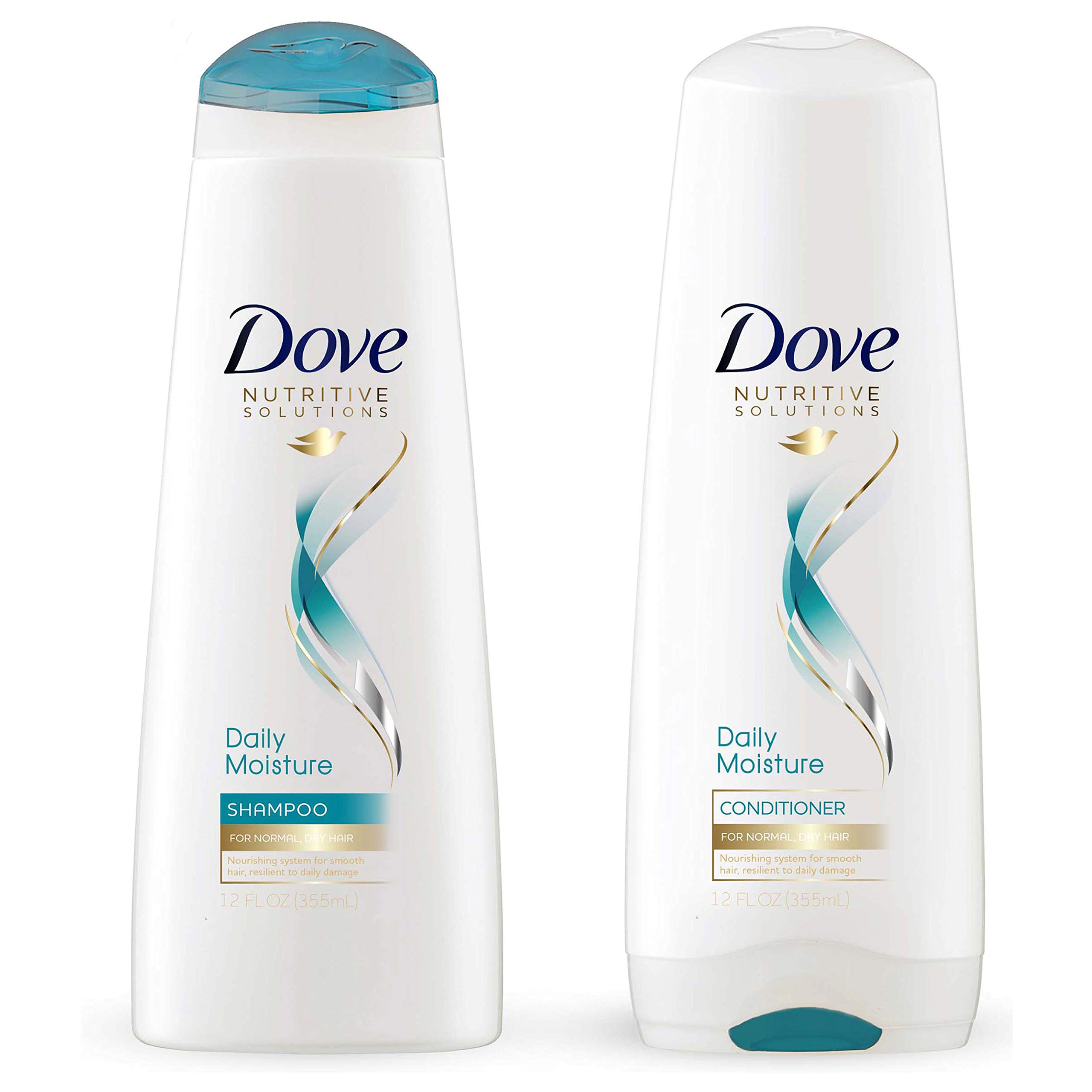 Dove Nutritive Solutions 4 count Moisturizing Conditioner Daily Moisture for Dry Hair Deep Conditioner Detangles and Nourishes Dry Hair 12 oz