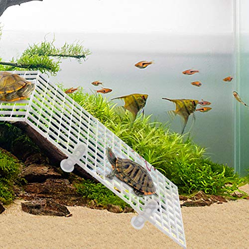 WEAVERBIRD 2Pcs Aquarium Divider Tray Plastic Grid Divider Tray Egg Crate for Aquarium Fish Tank Bottom Isolation, White