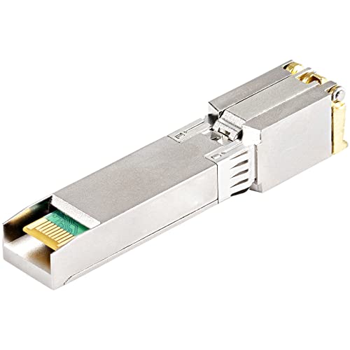 StarTech.com HPE 813874-B21 Compatible SFP+ Module - 10GBASE-T - SFP to RJ45 Cat6/Cat5e - 10GE Gigabit Ethernet SFP+ - RJ-45 30m - HPE BladeSystem, c-Class (813874B21ST)