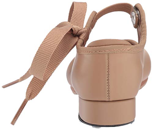 Bloch Girls Annie Tyette Dance Shoe, Brown Tan, 5 Toddler