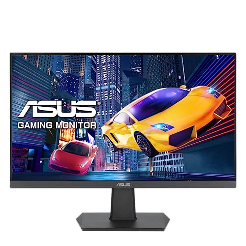 ASUS 27 Inch Monitor - 1080P, IPS, Full HD, Frameless, 100Hz, 1ms, Adaptive-Sync, for Working and Gaming, Low Blue Light, Flicker Free, HDMI, VESA Mountable, Tilt - VA27EHF,Black