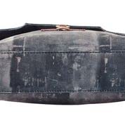 Mona B. Recycled, Upcycled Vintage Canvas Collection with Vegan Leather Trim Keyed-Crossbody