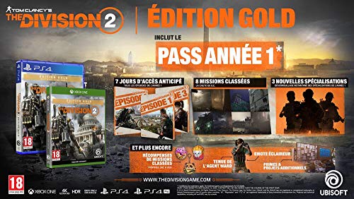 Tom Clancy's The Division 2 Gold - PS4 nv Prix