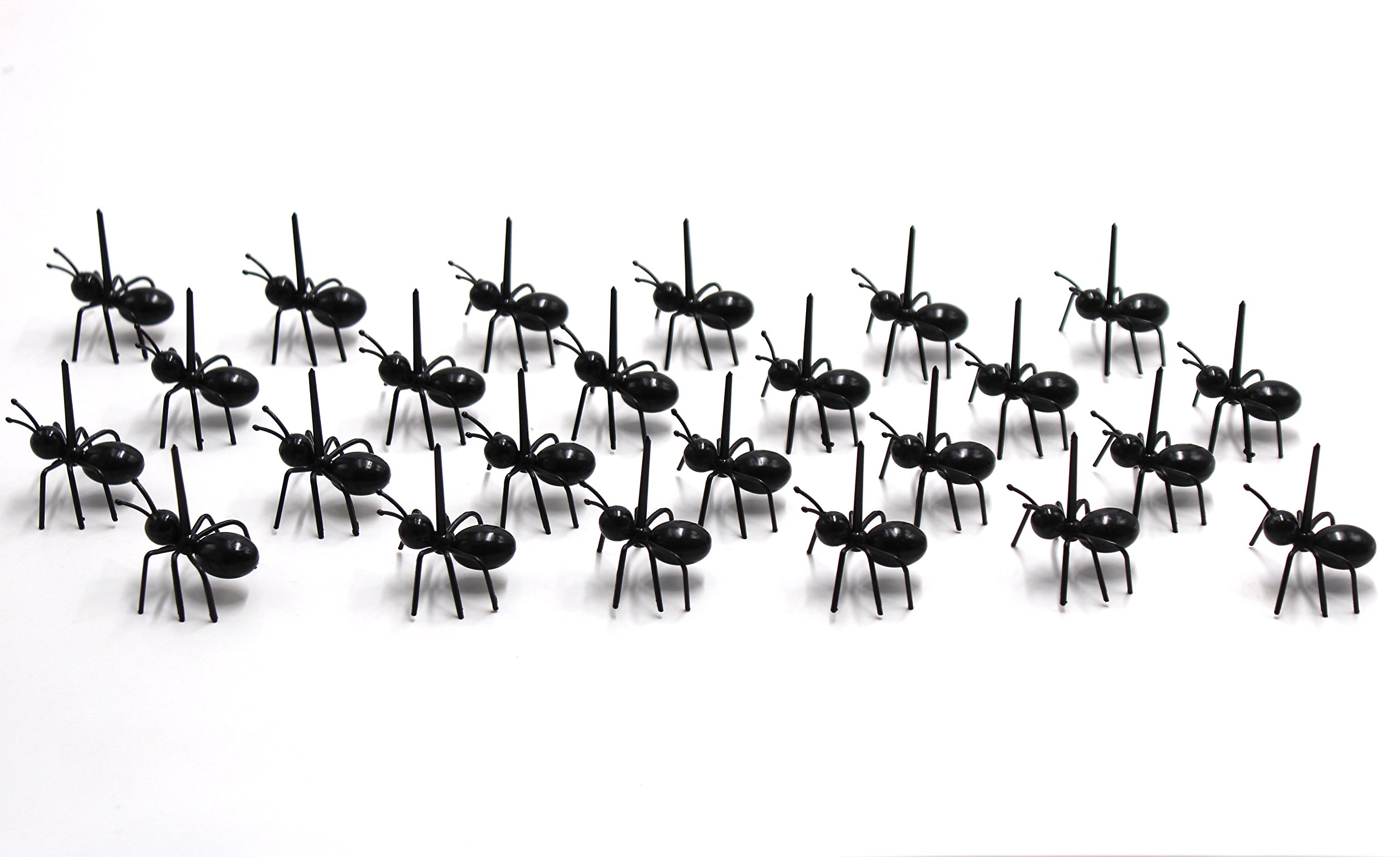 36 Pcs Fruit Forks Bistro Cocktail Forks Tasting Appetizer Forks Set Mini Cake Forks, Cute Ants Design (Ant)