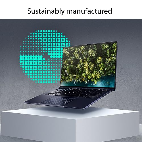 ASUS ExpertBook B9 OLED Ultralight Business Laptop, 14” OLED Display, Intel vPro® Essentials with Intel® Core™ i7-1355U, 2TB SSD, 32GB RAM, Win 11 Pro, All-Day Battery Life, Star Black, B9403CVA-XVE77