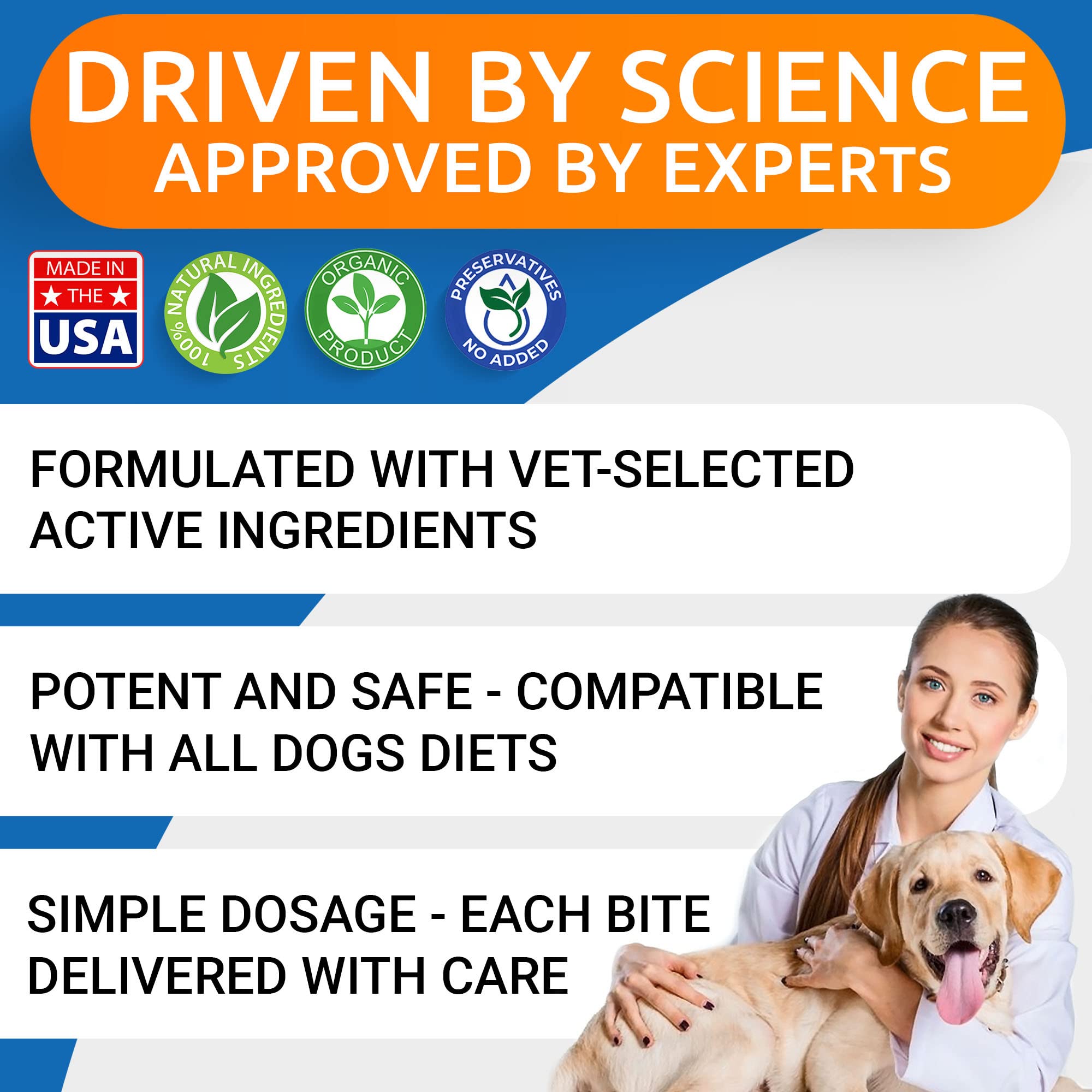 Advanced Dog Allergy + Allergy Relief Bundle - Itch Relief + Anti-Itch Skin & Coat - Probiotics w/Fish Oil Omega 3 + EPA&DHA Fatty Acid - Skin Allergies + Itching&Paw Licking - 240 Chews - Made in USA