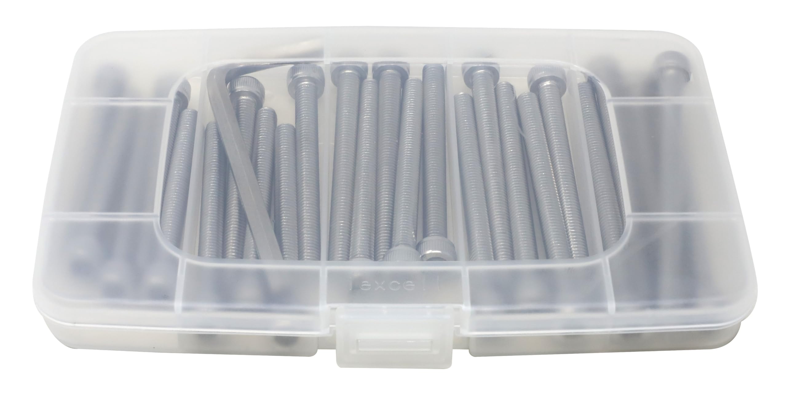 iexcell 25 Pcs M6 x 60/65/70/75/80mm Thread Pitch 1 mm Stainless Steel 304 Hex Socket Head Cap Screws Bolts Assortment Kit