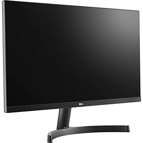LG 24ML600M-B 24 inch FHD IPS LED 1920x1080 AMD FreeSync 3-Side Borderless Monitor Bundle with Deco Gear HDMI Cable 2 Pack + Gamer Surface Mousepad + Screen Cloth