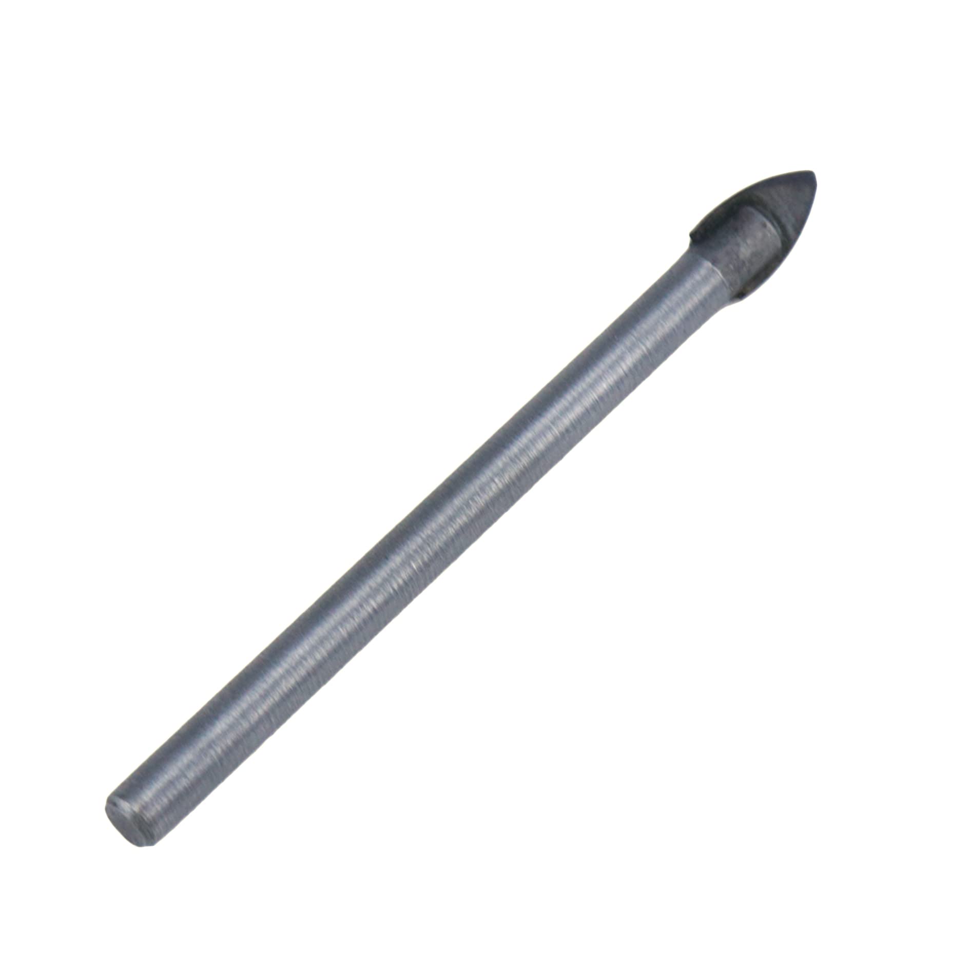 Sydien 5pcs Triangle Head Tile Drill Bit 3/16 Inch(5mm) Tip Diameter 64m Length 5/32" Shank Glass Tile Tip for Drilling Glass, Tile & Ceramic