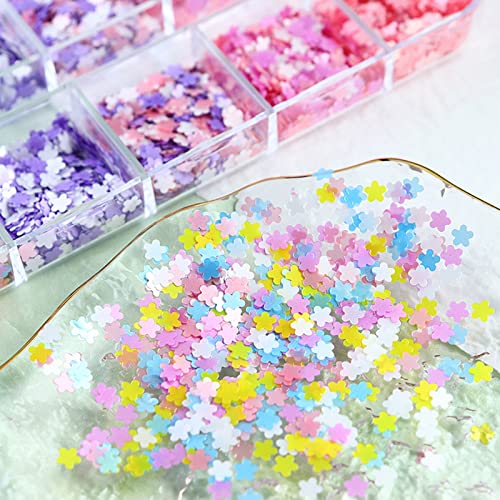 Flower Glitter Resin Fillings Flakes Sequins Epoxy Resin Mold Fillers for DIY Jewelry Making Nail Art Decors