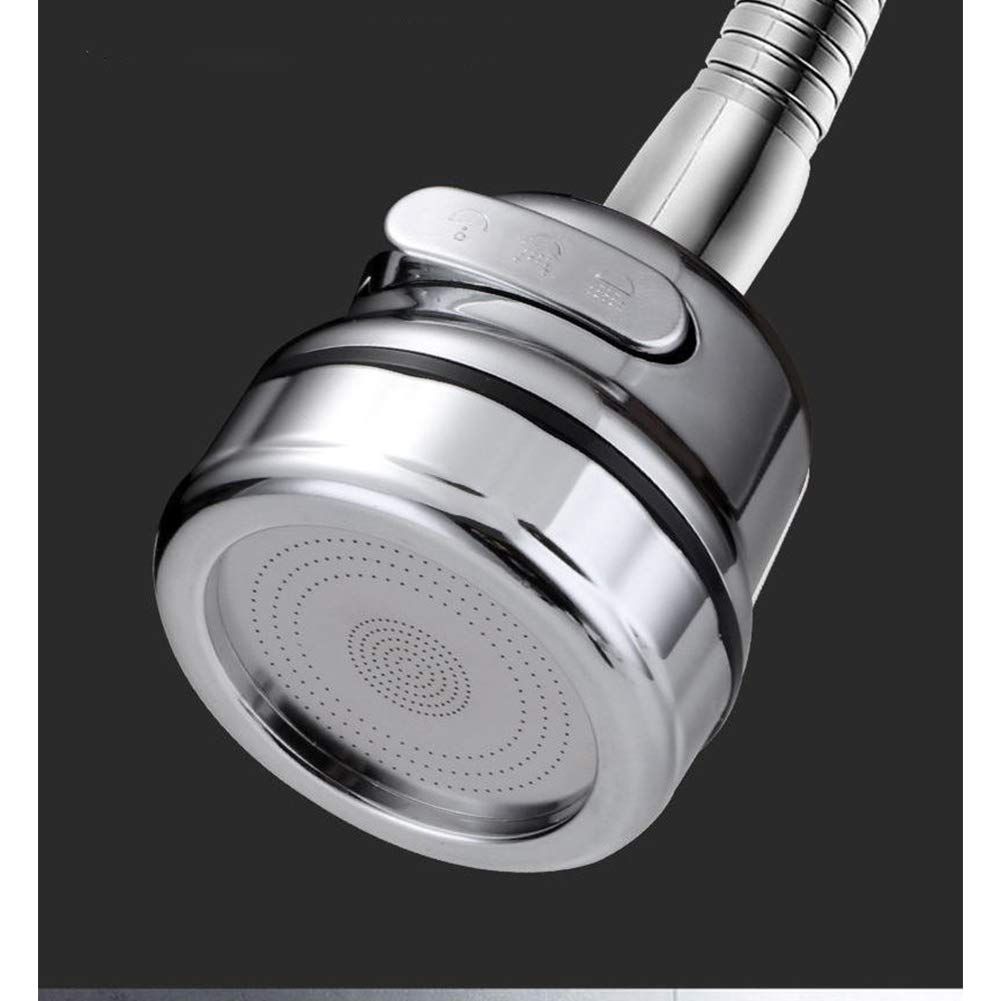 360 Degree Swivel Faucet Aerator 2PCS Deluxe Water Saving Faucet Sprayer Water Saving Bubbler Pressurized Faucet Filter Kitchen Accessories(6.9in)