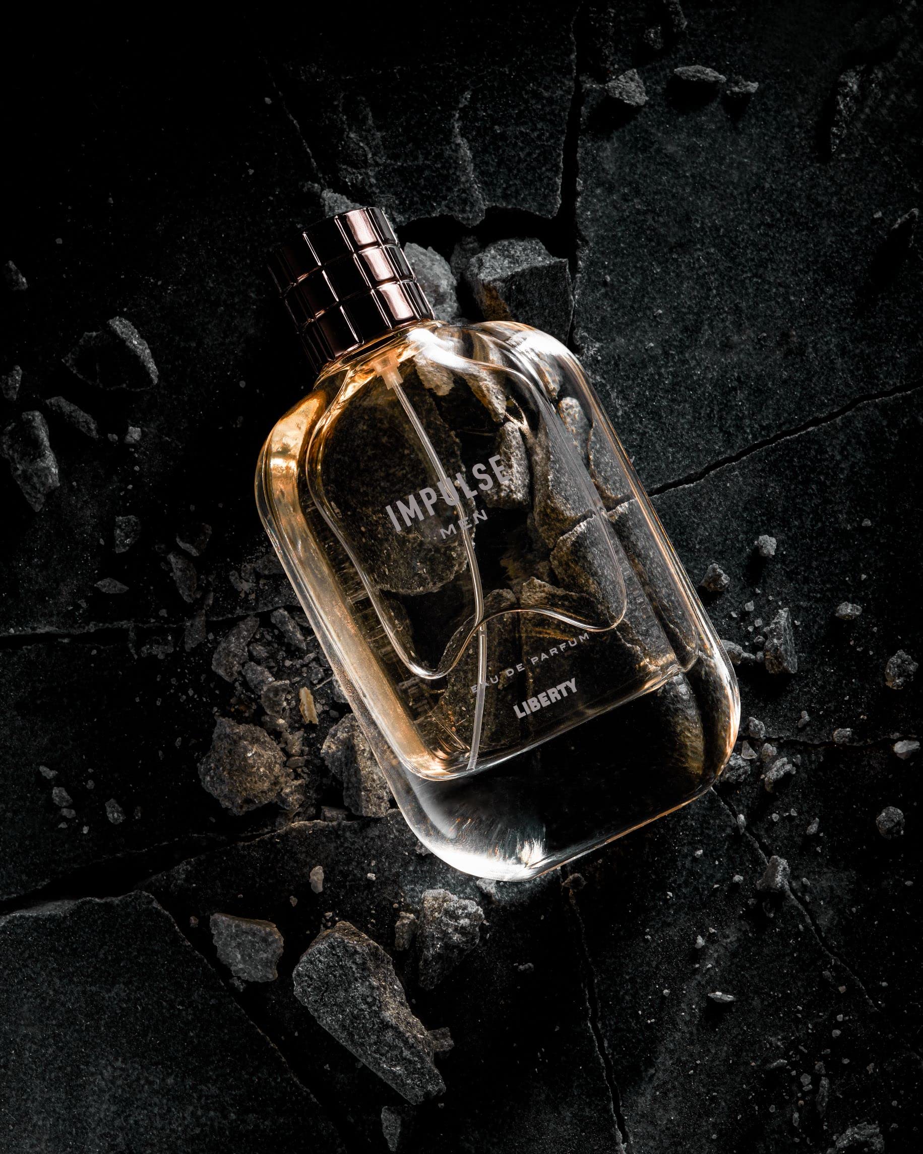 Liberty Perfumes for Men, (100ml/3.4Oz) Impulse Perfume Long-Lasting Eau de Parfum for Luxury Citrus & Spicy Fragrance for Men, Perfume Spray