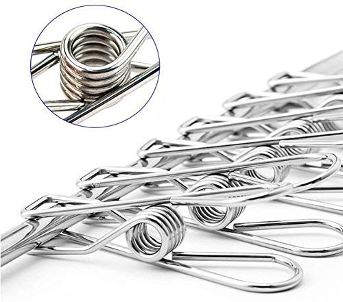 Skroad Folding Sock Dryer with 52 Peg, Stainless Steel Swivel Drying Rack Windproof Hook for Sock, Underwear, Lingerie, Sheet and All Small Item