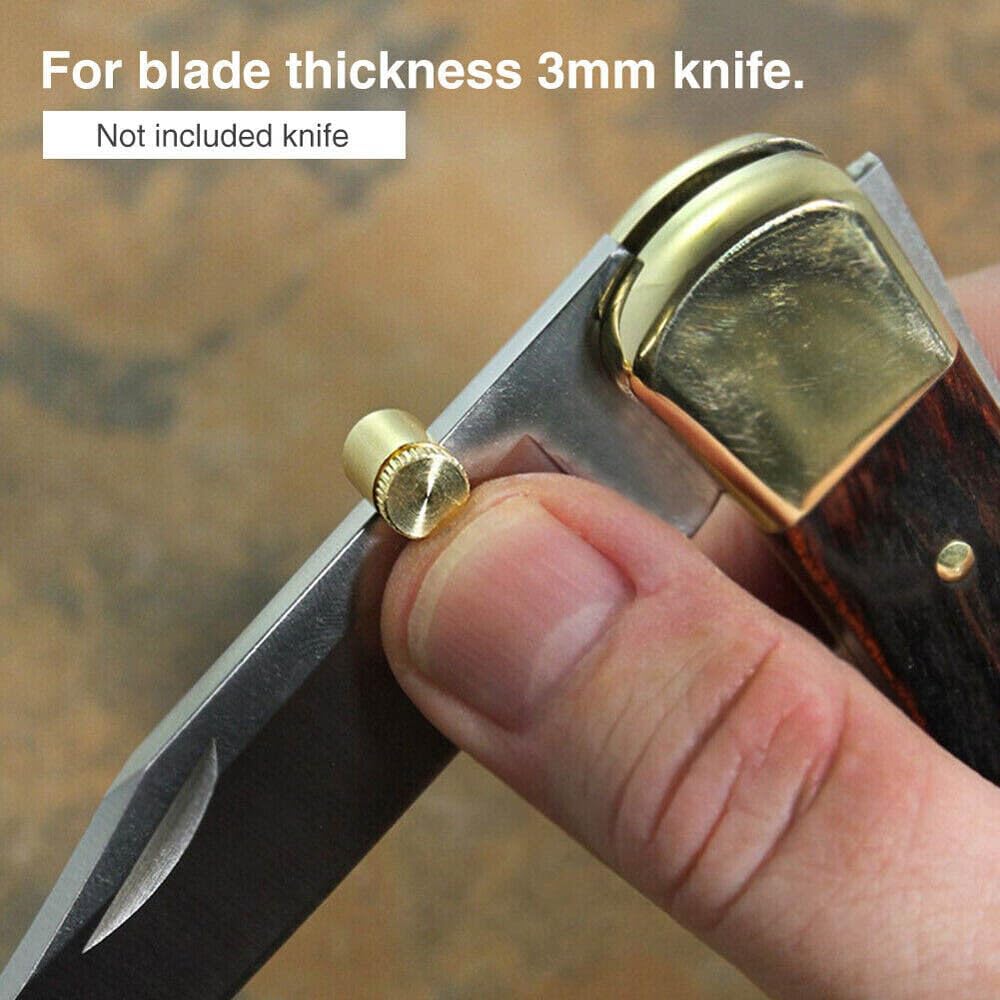8 Packs Thumb Stud Fit For Buck 110 Folding Knife, Universal Replacement Thumb Button For Folding Hunting Knives Blade (Silver)