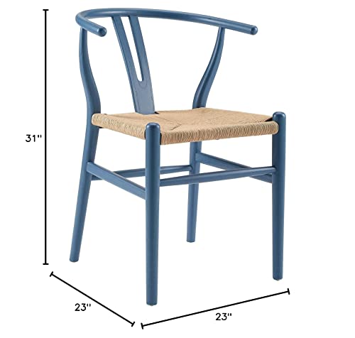 Modway Amish Dining Wood Side Chair, Harbor