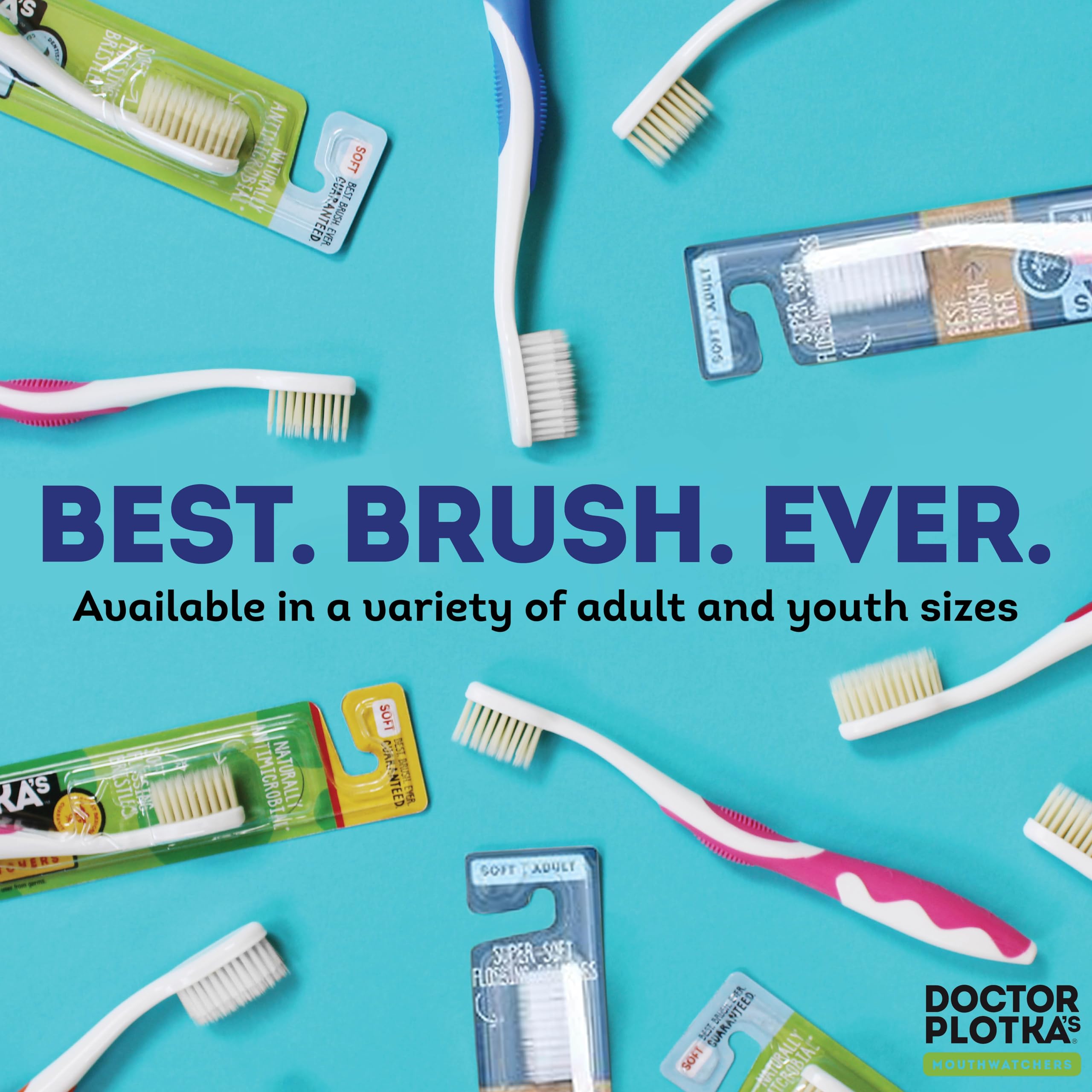 MOUTHWATCHERS Manual Soft Toothbrush for Adults, Ultra CleanToothbrush with Flossing Bristles, Good for Sensitive Teeth and Gums. Rose, 1 Each