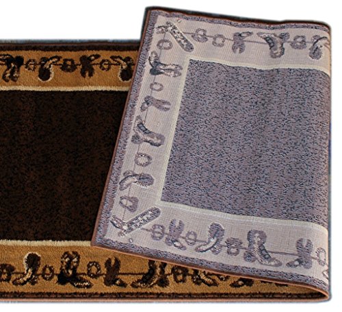 Cowboy Runner Area Rug Design L 375 (2 Feet 4 Inch X 10 Feet 9 Inch) Runner