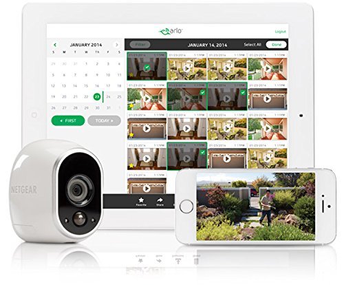 Arlo - Wireless Home Security Camera System with Motion Detection | Night vision, Indoor/Outdoor, HD Video, Wall Mount | Cloud Storage Included | 5 camera kit (VMS3530)