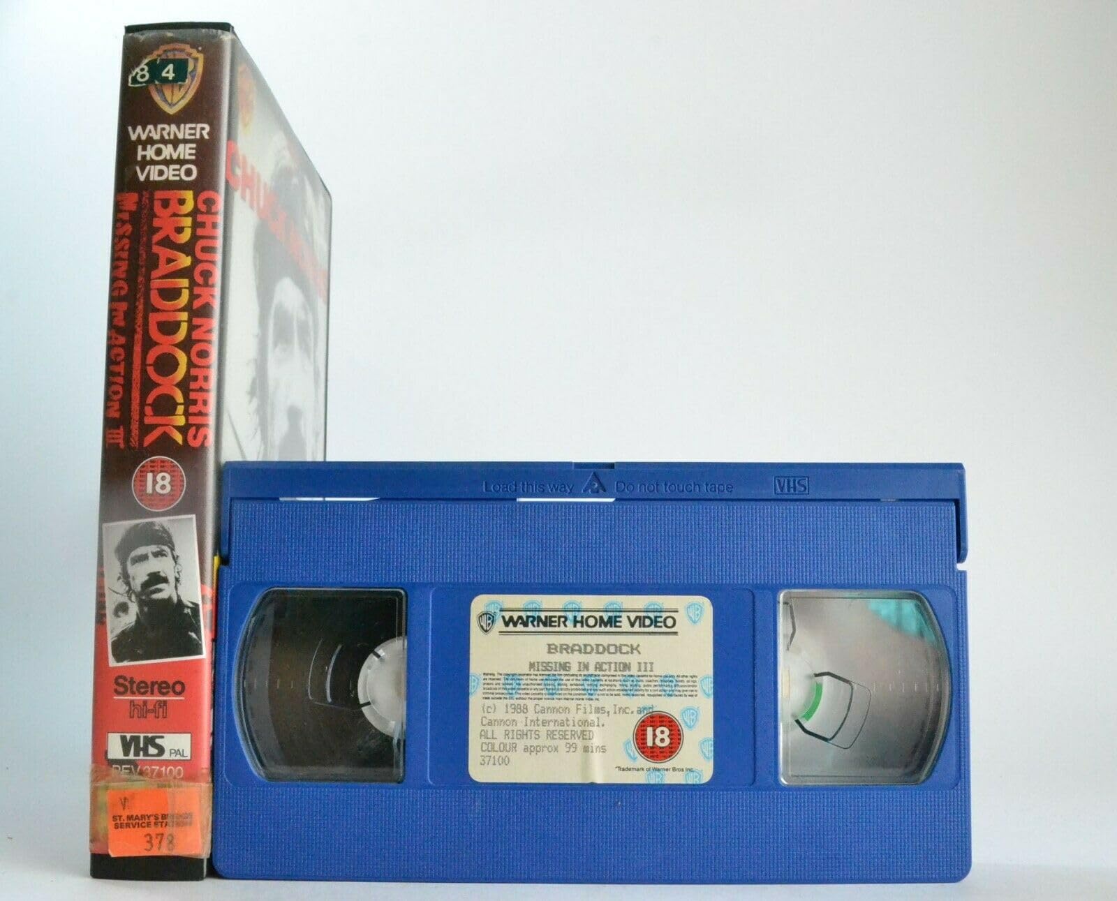 Braddock: Missing in Action 3 (1988) - Action/Adventure - Chuck Norris - Pal VHS