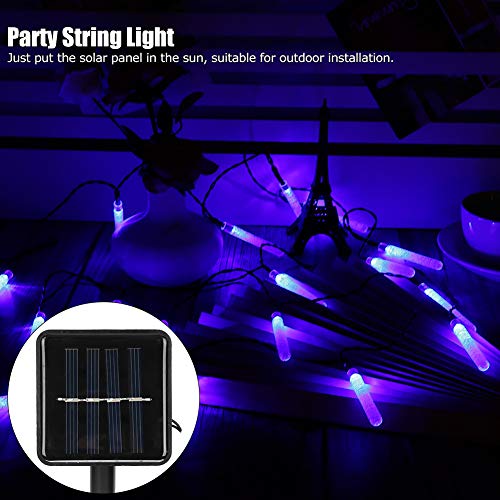 Solar String Lights Outdoor, Energy Saving Romantic and Warm Outdoor Solar Lights String for Home Decoration for Garden for Wedding Party(Default)
