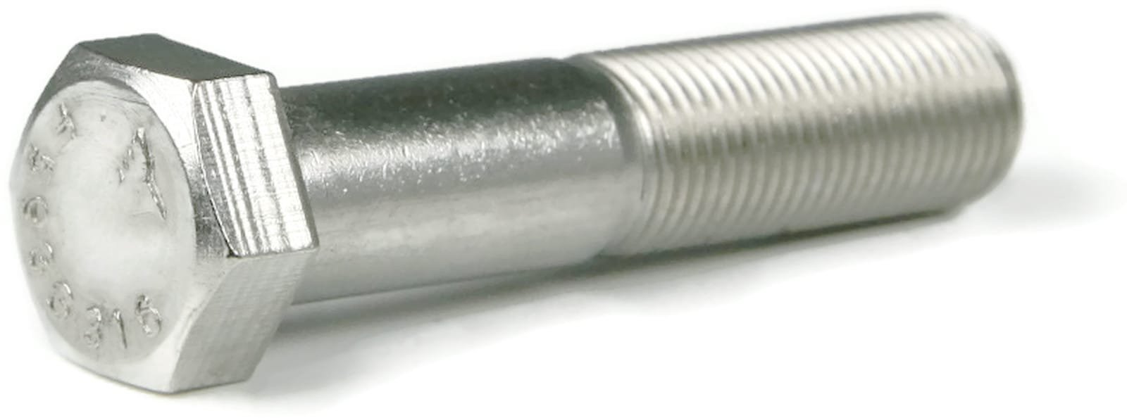 Newport Fasteners 1/4 inch x 1-1/2 inch Hex Cap Screw 316 Stainless Steel (Quantity: 100 pcs) 1/4-20 x 1 1/2 Hex Bolt/Coarse Thread/Partially Threaded 0.75 inches of Thread