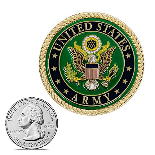 Army – 2 Inches – U.S. Army Metal Emblem - Army Gifts