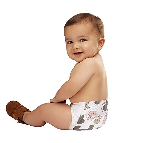 The Honest Company , Club Box , Clean Conscious Diapers , Spring Seasonal - Peace By Peace, Size 4, 60 Count