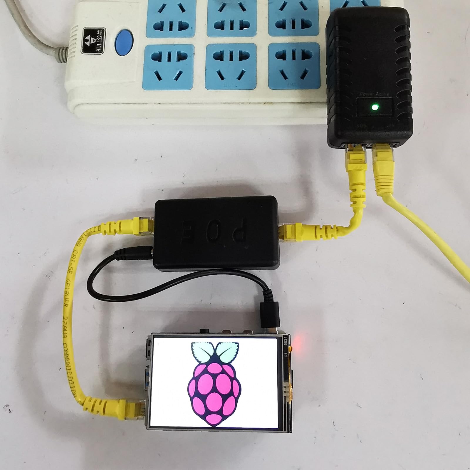 DSLRKIT 5.1V 4A Gigabit USB Type C Active PoE Splitter for for Raspberry Pi 5 RPi5 4B