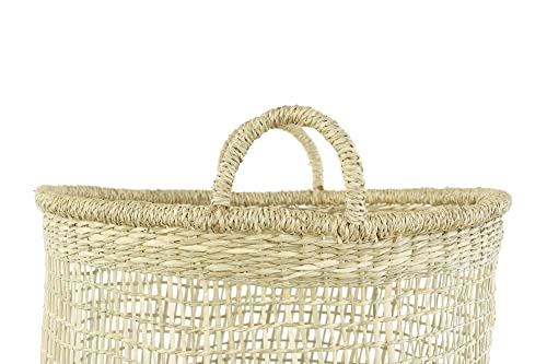 Creative Co-Op DA8869-1 Handwoven Natural Seagrass Baskets (Set of 4 Sizes)