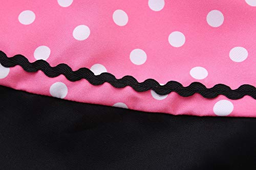 Mud Kingdom 4 Year Old Birthday Dress Girl Cute 4 Long Sleeve Pink