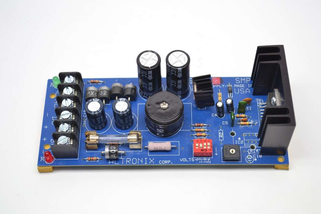 ALTRONIX Power Supply Charger Single Output 6/12/24VDC 4A 24/28VAC Board (SMP5)