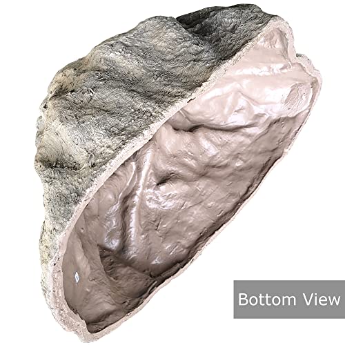 Backyard X-Scapes Fiberglass Painted Mock Faux Well Pump Cover Artificial Rock for Landscaping, Medium, Beige