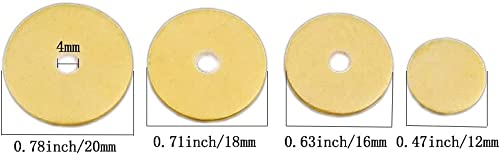 Jiayouy Pack of 16 Flute Pads Repair Kit Flutes Replacement Parts Accessories