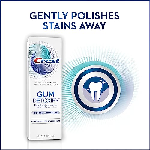 Crest Gum Detoxify Gentle Whitening Toothpaste, 4.1 Oz