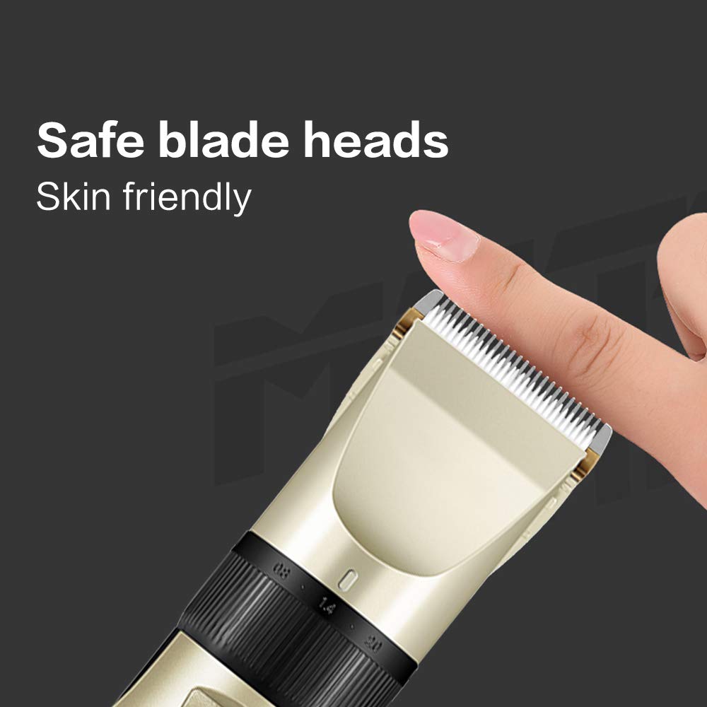 generies Hair Clippers for Men Body Hair Removal Machine with 4 Combs Electric Razor Cordless & Corded Rechargeable Hair Beard Trimmer