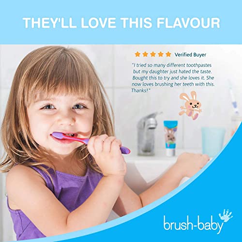 Brush-Baby Baby & Toddler Toothpaste (0-3Yrs) β Gentle Apple Mint Flavour (50ml)