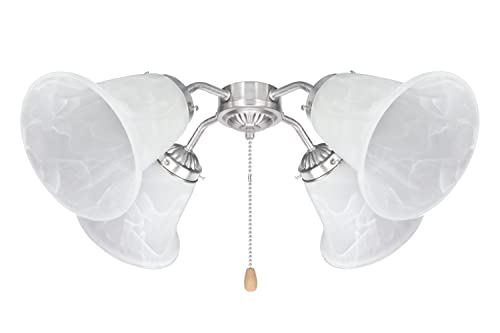 Aspen Creative 23029-4 Transitional Style Replacement Glass Shade, Alabaster